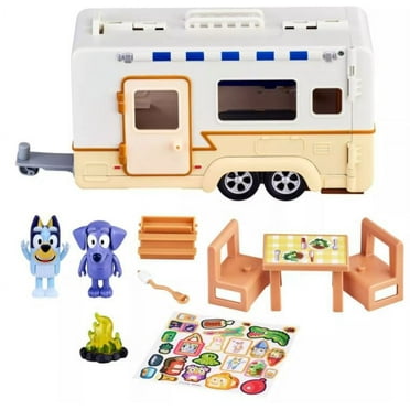 Bluey Mega Playhouse Toy Set with Heeler Family & Outdoor BBQ Playset ...