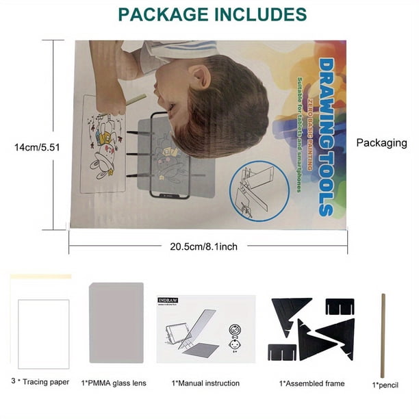 Optical Clear Drawing Board, Portable Optical Tracing Board Image ...