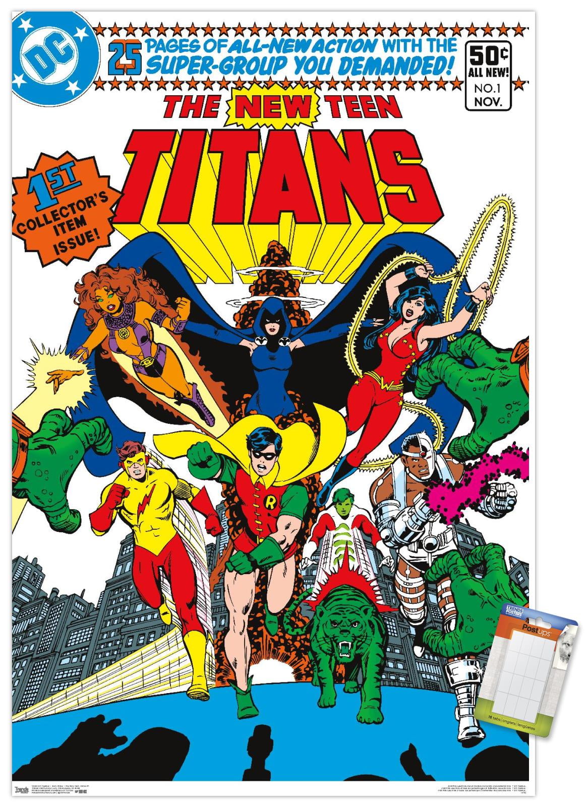 DC Comics - Teen Titans - The New Teen Titans #1 Wall Poster, 14.725" x ...