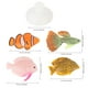 Tebru Fish Tank Ornament Fish,4PCS Aquarium Fish Tank Luminous Silicone ...