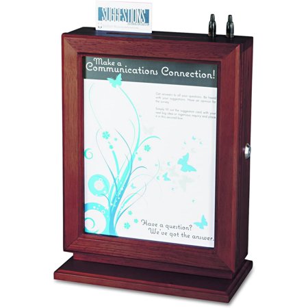 Safco Products Customizable Wood Suggestion Box (4236MH) | Walmart Canada