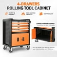 DNA Motoring TOOLS-00402 4 Drawer Garage Warehouse Workshop Divider Top ...