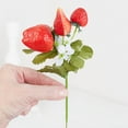 Set of 6 Fake Strawberry Picks - For Spring and Summer Crafts and ...