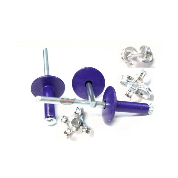 Purple 3/16" Rivet Large Head Exploding Banana Peel Aluminum Pop Rivets ...
