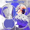 Blue Silver Sensory Sequin Fabric: LOTOFUN 51”x35” Sequins Flip-Up ...
