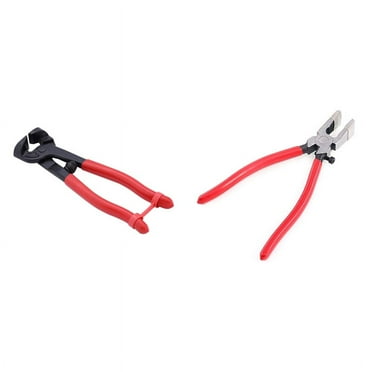 Stained Glass Running Pliers Cutter Kit Glass Cutting Tool Kit - Heavy ...