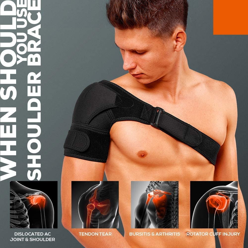 Shoulder Brace For Women Shoulder Support Brace Compression Sleeve For ...