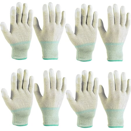 4 Pairs ESD Anti Static Gloves, PC Gloves with High Resistance Carbon ...