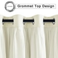 Hiasan Mix & Match Ivory Blackout Curtains with Sheer, Thermal ...