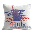 BSJJY 45x45cm Independence Day Pillow Cover, Flag Star Print, Patriotic ...