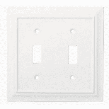 Franklin Brass Rounded Corner Quad Switch Wall Plate, Available in ...