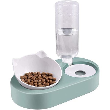 Cat bowl double bowl automatic drinking water bowl cat water bowl 1 ...