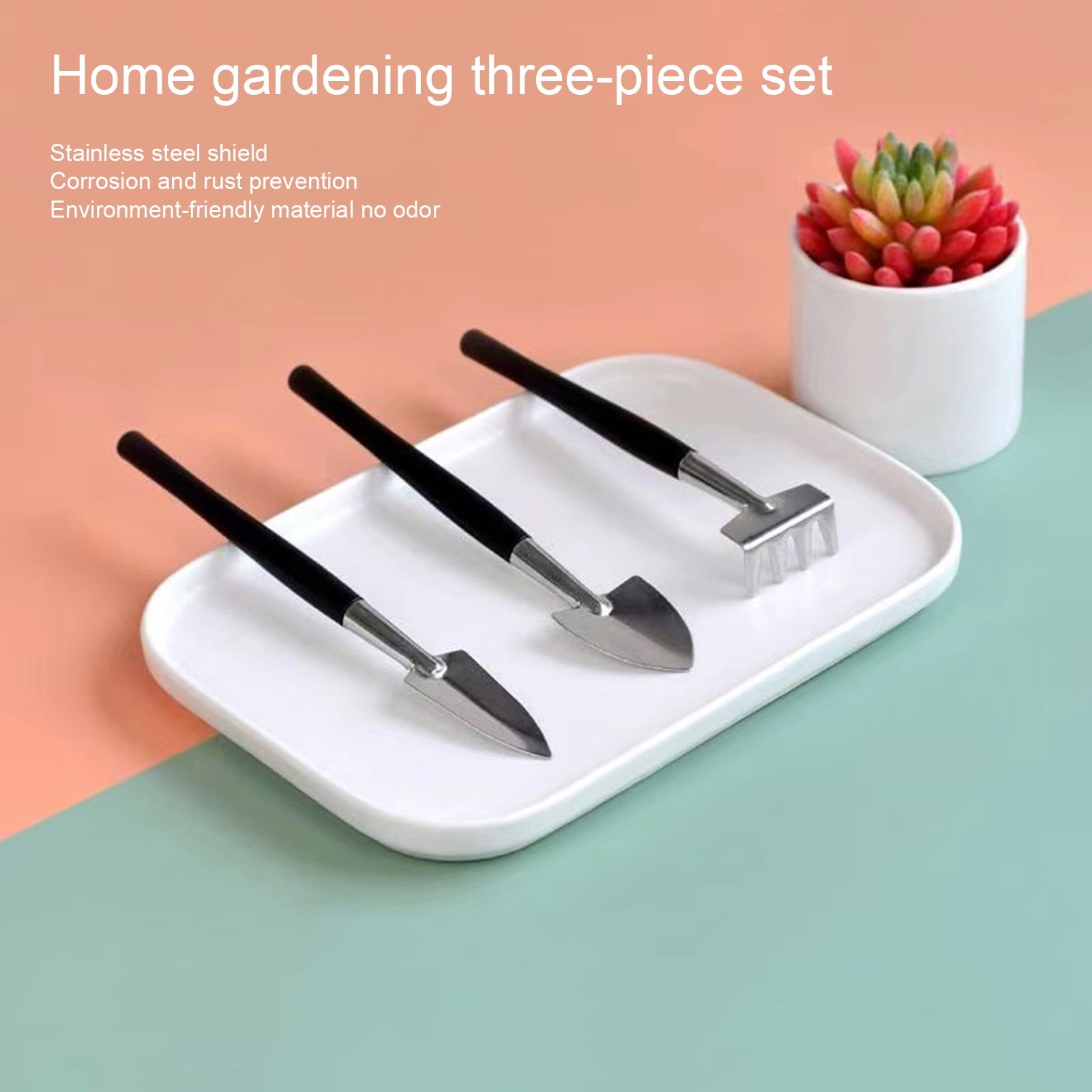 Hesroicy Compact and Efficient 3-Piece Gardening Shovel Set with Non ...