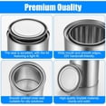 6 Pack Empty Paint Cans with Lids 1 Quart Tin Cans Unlined Metal Paint ...