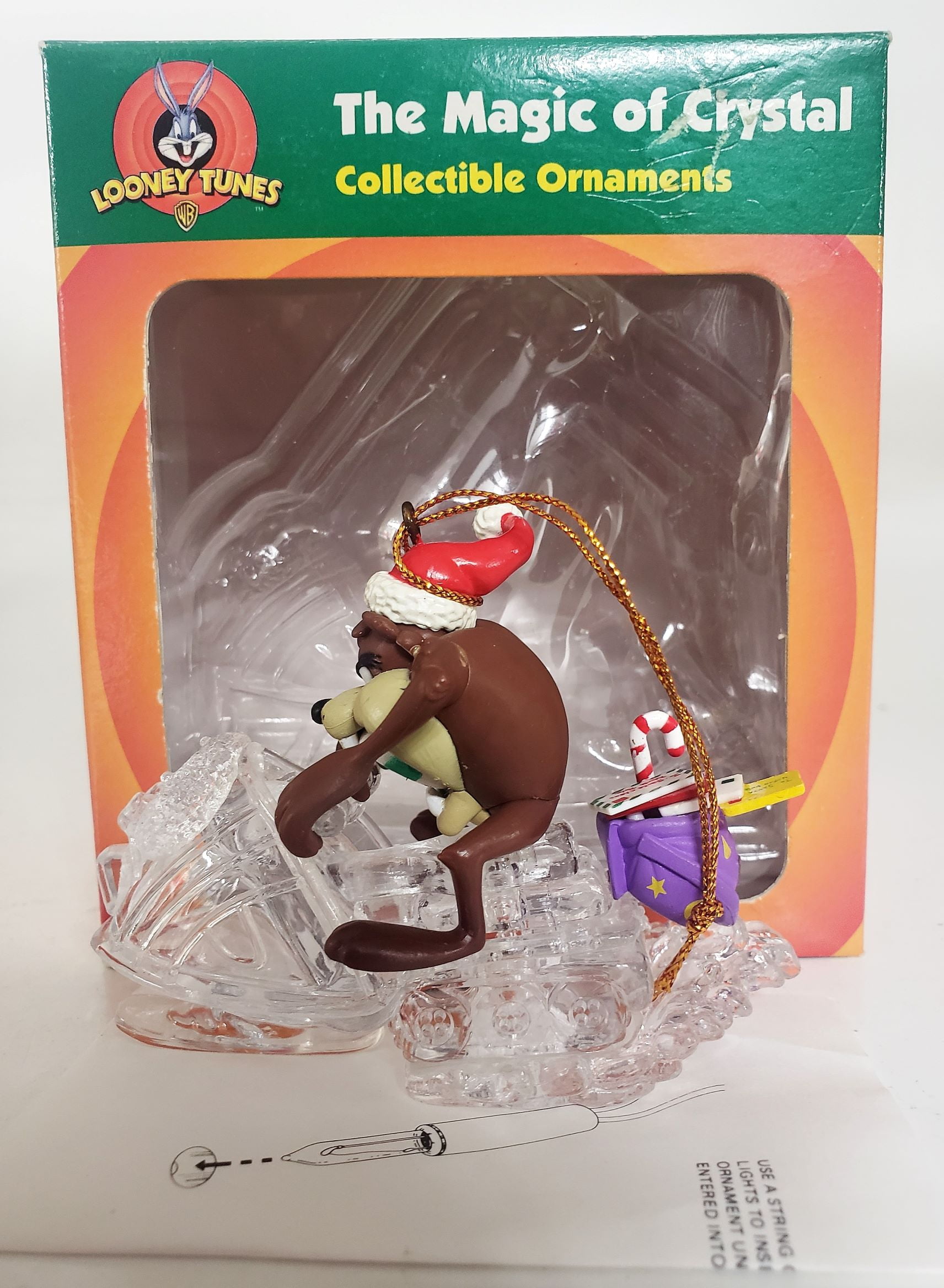 Looney Tunes Collectible Magic of Crystal String Light Ornament - Taz ...