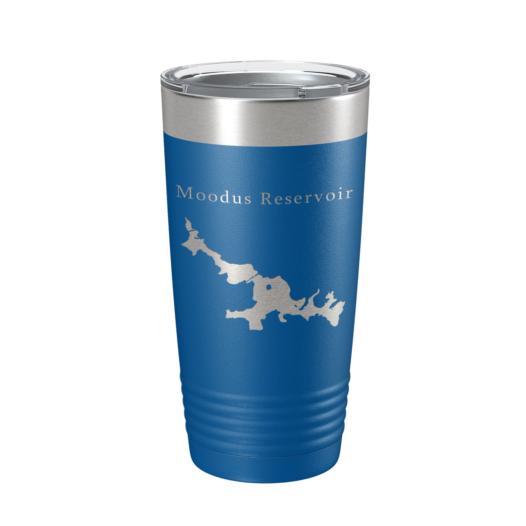 Moodus Reservoir Tumbler Lake Map Travel Mug Insulated Laser Engraved ...
