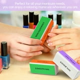 MARYTON 4 Way Nail Buffer Block, Shine File Polish Manicure Pedicure ...
