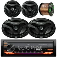 JVC KD-MR305BTS Marine MotorSports Digital Media Bluetooth USB AUX AM/FM Radio Receiver, 6x 3.5 ...