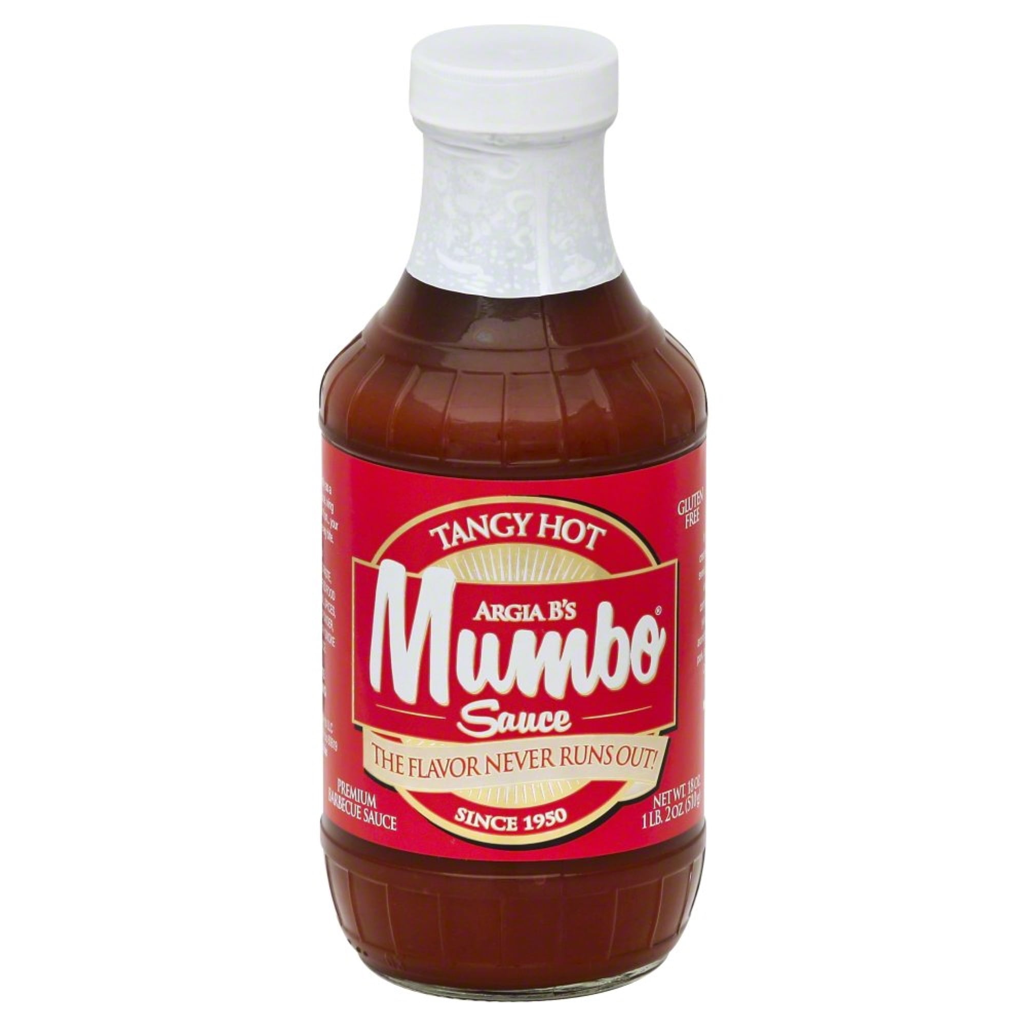 Argia B's Mumbo Sauce, Tangy Hot BBQ Sauce, 18 Ounce Bottle - Walmart.com