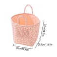 1PC Floral Fabric Storage Basket Car Interior Storage Basket Underwear ...