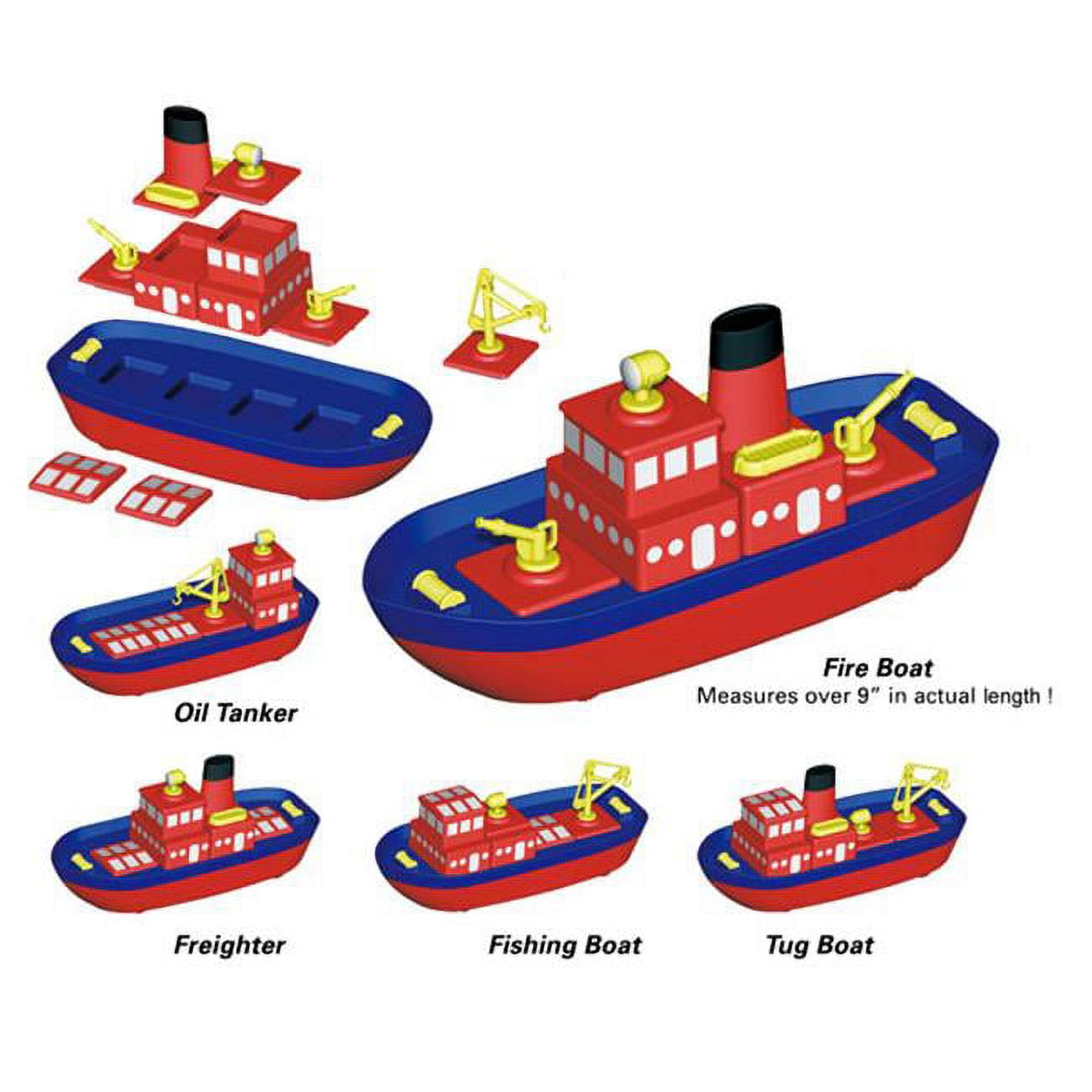 Click here for Huntar Magnetic Build-A-Boat High Seas Play Set Wa... prices