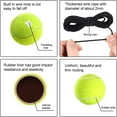 6 Packs Tennis Training Ball, High-Bounce Tennis Balls for Self ...