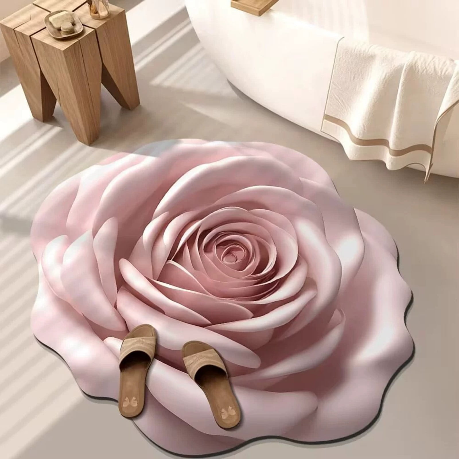 Click here for Tielutt 3d Flower Mats Irregular Carpets Light Was... prices