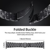 WFEAGL Metal Band Apple Watch Replacement Adjustable Wristband 38mm ...