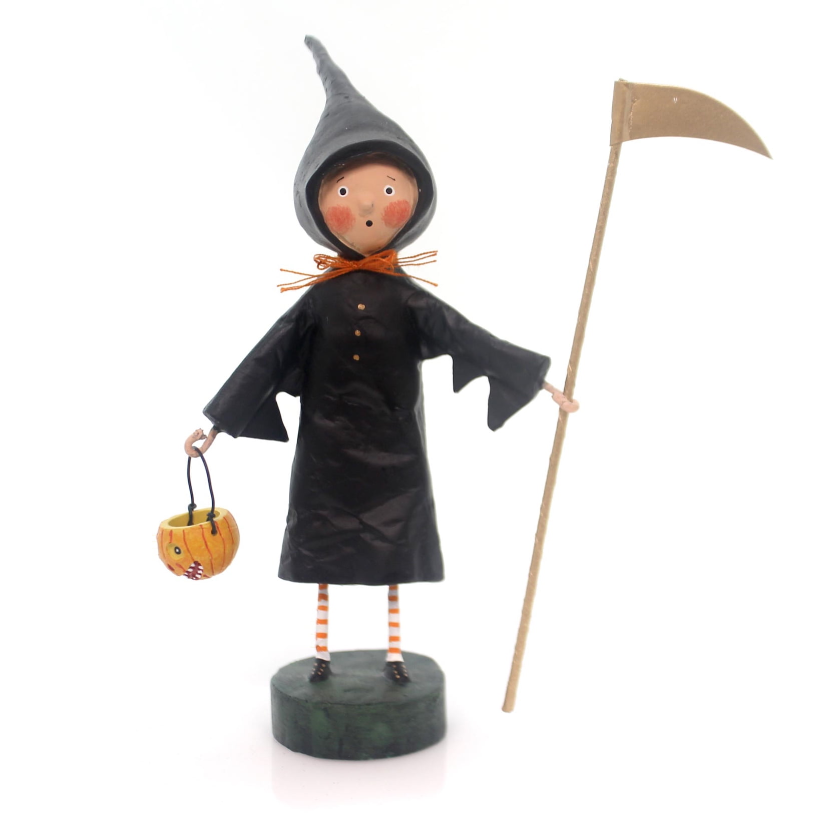 Lori Mitchell GRIM Polyresin Halloween Witch Pumpkin 11008 - Walmart.com