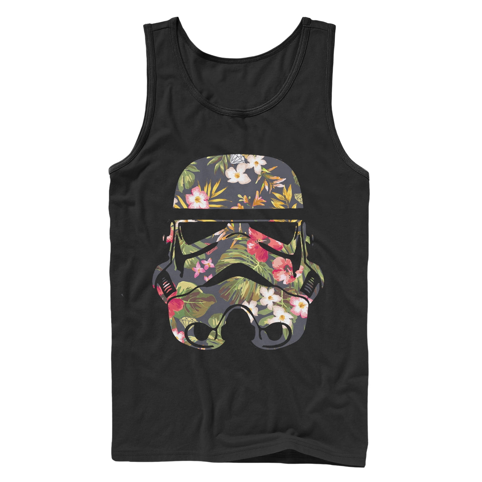 Men's Star Wars Tropical Stormtrooper Tank Top Black 2X Large - Walmart.com