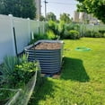 Vego Garden 9.5ft X 2.5ft X 32" 10 in 1 Extra Tall Modular Oval Metal ...