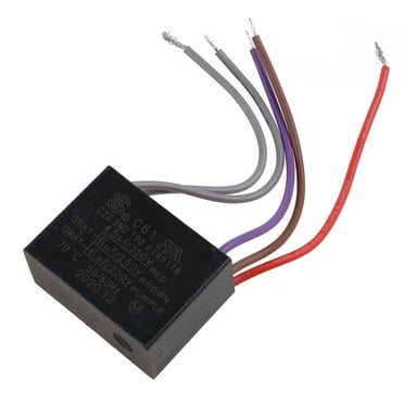 CBB61 Electrical Power Relay Connecting Capacitor 4.5uf+6uf+5uf 250V 5 ...