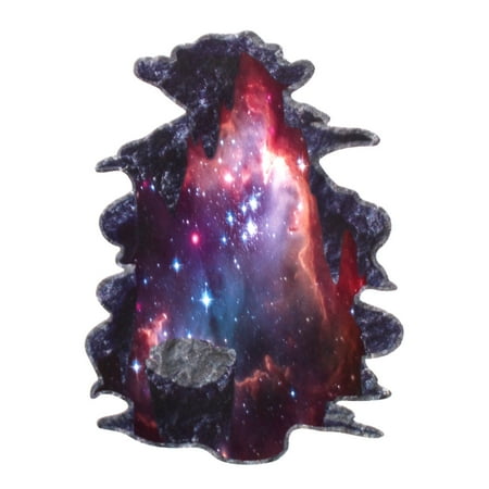 Home Living Room Wall Ceiling Outer Space Pattern 3D Decorative Sticker ...