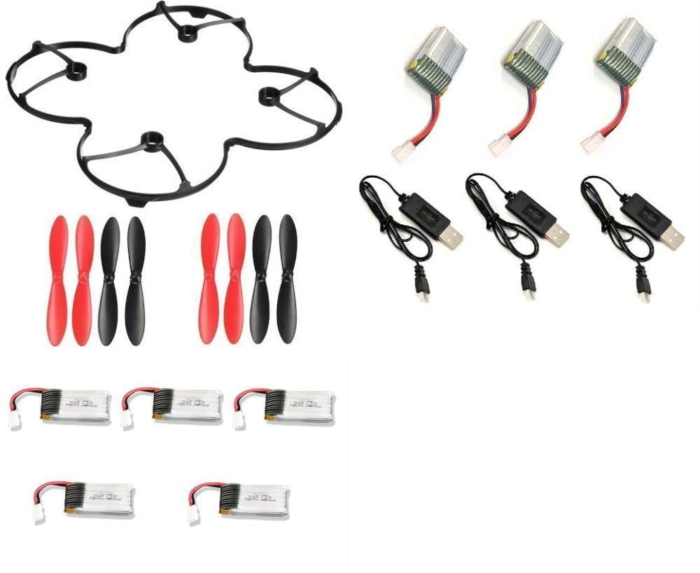 HobbyFlip 3.7v 350mAh Lipo Battery Propeller Parts Kit Compatible with ...