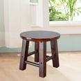 Bwiyojiz Office Supplies, Dwarf Stool Solid Wood Small Stool Oaken ...