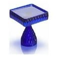 Mosser Glass Elizabeth Cobalt Blue Square Cake Stand - Dessert Serving ...