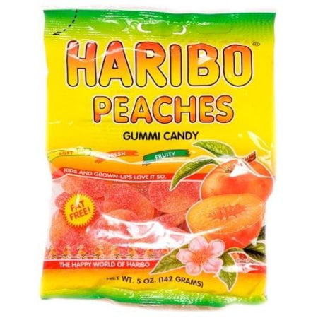 Haribo Peaches - Natural - Case of 12 - 5 oz. - Walmart.com - Walmart.com