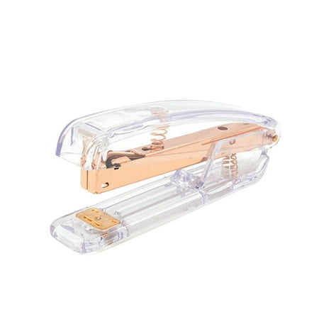 Clear Mini 25 Sheet Stapler Portable Spring powered stapler Powered ...
