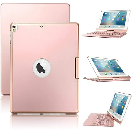 iPad 7th Generation Keyboard Case, , Aluminum Backlit Wireless ...