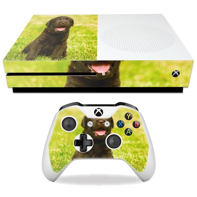 MightySkins MIXBONES-Pup Skin Decal Wrap for Microsoft Xbox One S - Pup ...