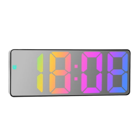 Destyer Clear To Read LED Alarm Clock With Materials Adjustable ...