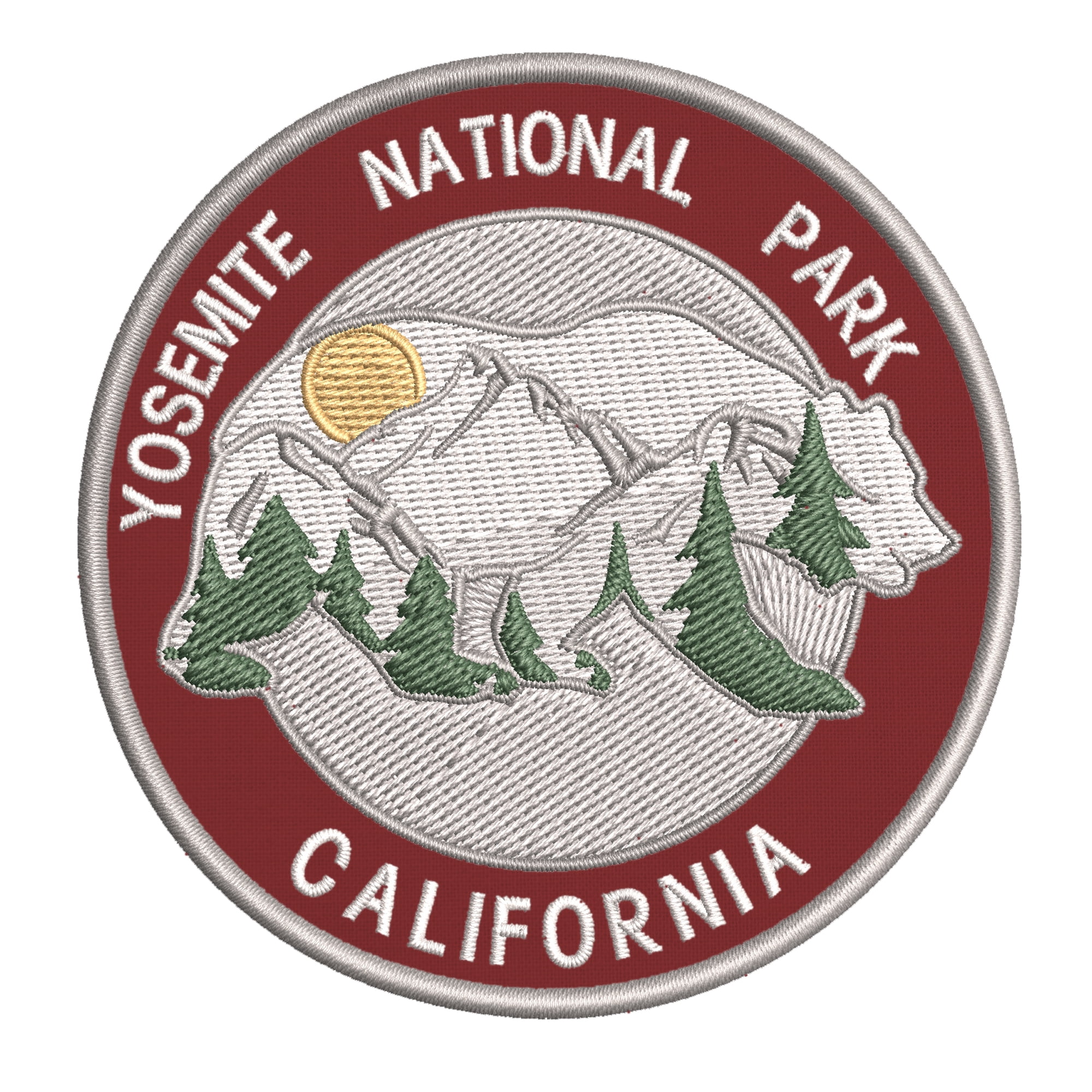 Wander Often! Yosemite National Park, California 3.5 Inch Iron Or Sew ...