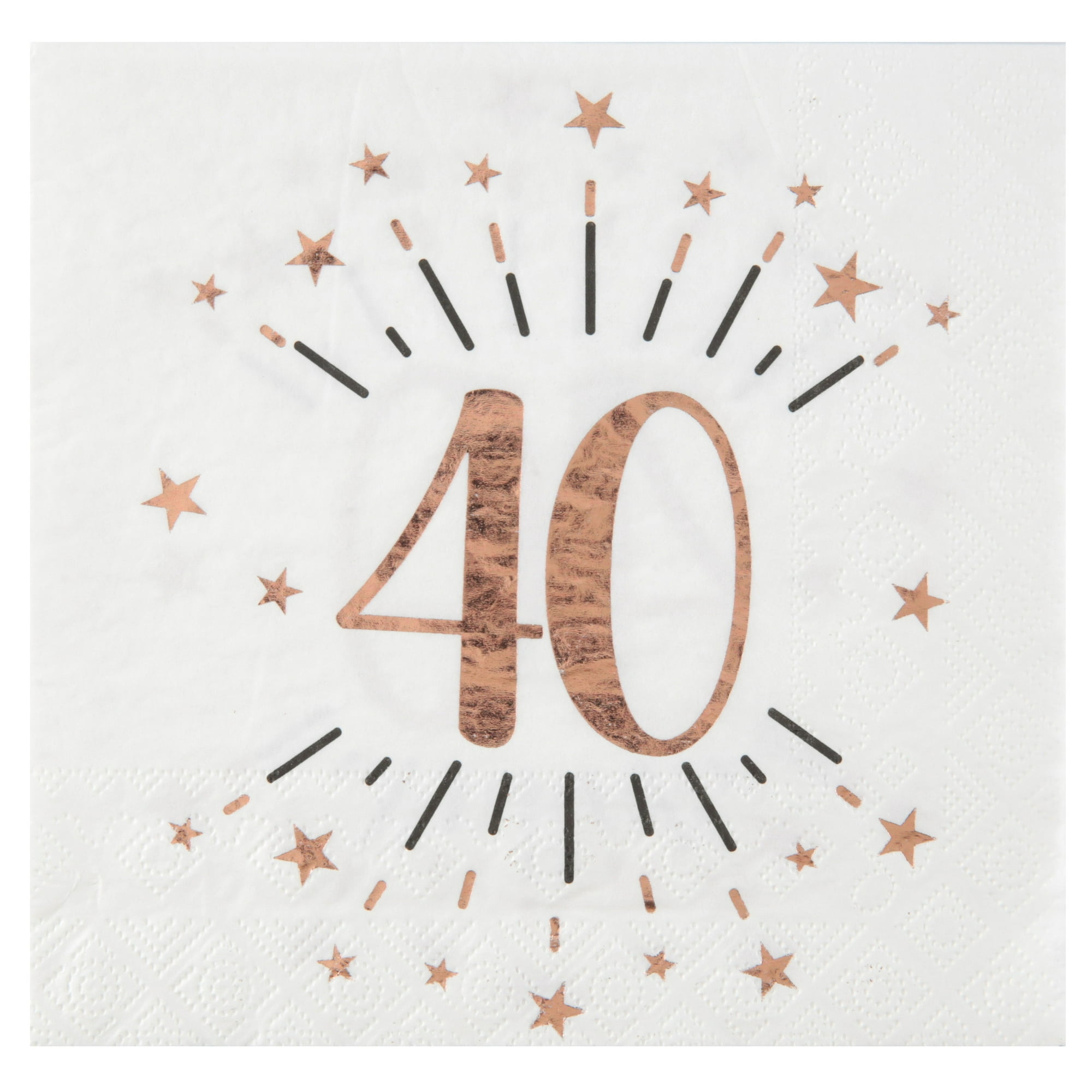 Click here for Santex 40th Birthday Chic Lunch Napkins - Quality... prices