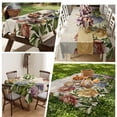 Farmhouse Flower Leaves Hydrangea Floral Table Cloth 54x54in ...