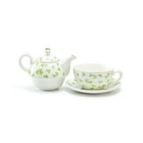 Grace Teaware Shamrock Fine Porcelain Tea For One Set - Walmart.com