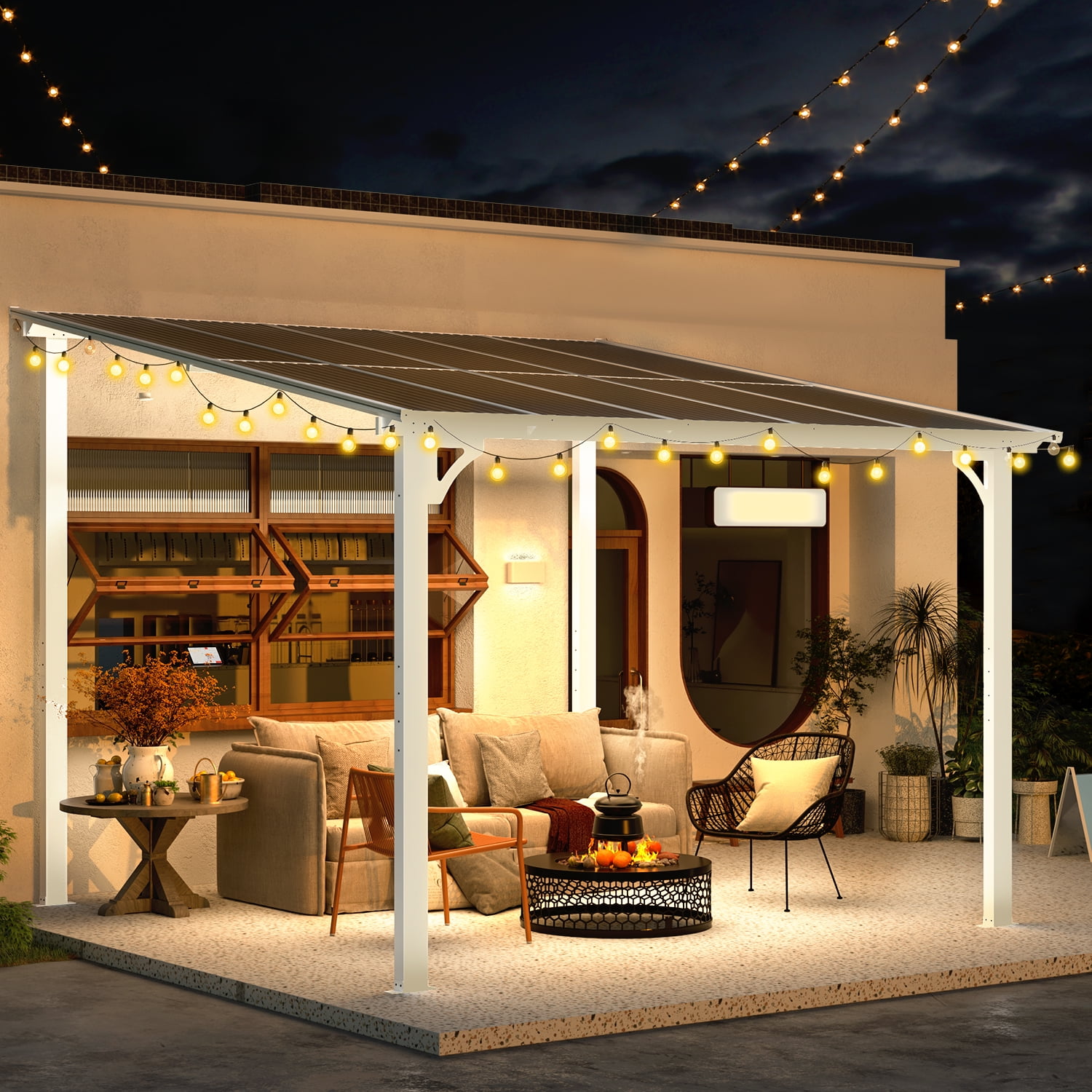 Click here for Yodolla 10 X 10 Hardtop Gazebo Outdoor Aluminum Pe... prices