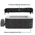 "Avenli 4-Person Portable Inflatable Hot Tub with Blow Up Jets- Square ...