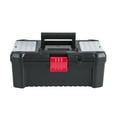 Hyper Tough HYST13331 12.5" Black Toolbox with Organizer - Walmart.com