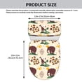African Elephant Giraffe 2-Piece Elastic Toilet Lid and Tank Cover Set ...