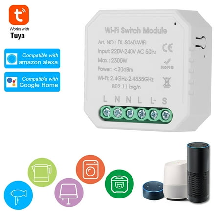 Amdohai Tuya MINI DIY One Way Smart Switch Small Body APP Remote ...